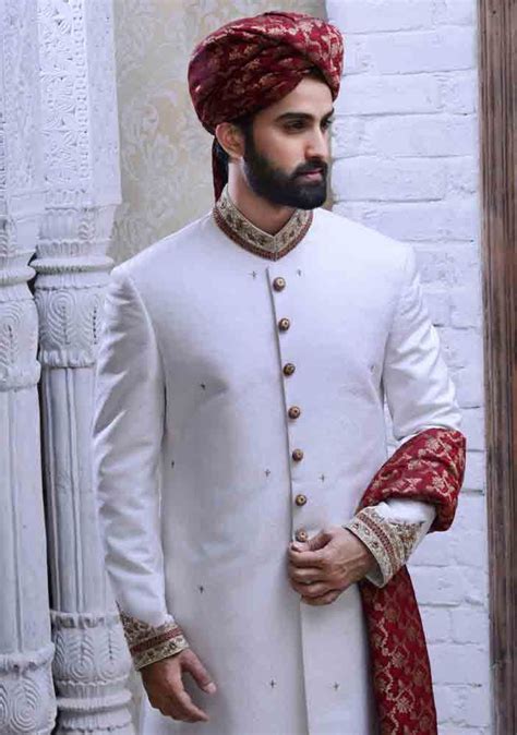 Wedding Sherwani Designs For Groom Barat In Groom Dress Men