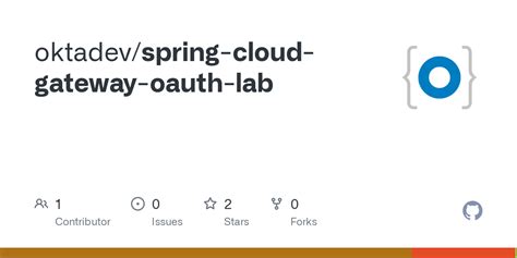 GitHub Oktadev Spring Cloud Gateway Oauth Lab