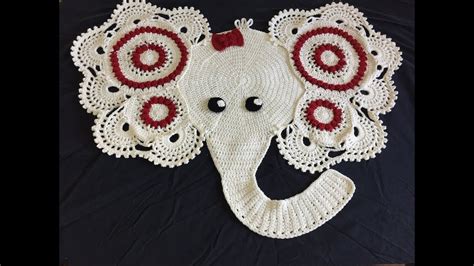 Tuto Tapis L Phant Au Crochet Sp Cial Gaucher Youtube