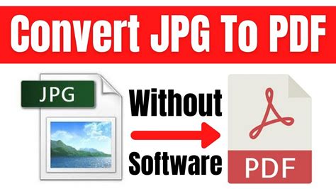 How To Convert To PDF In Windows 10 Convert JPEG To PDF Free