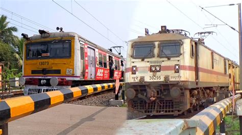 Quick Accelerating Katwa Howrah Emu Local Teesta Torsha Express Train