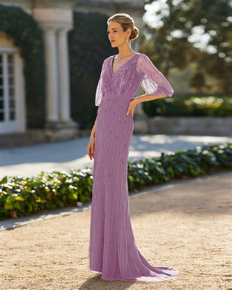 Vestido De Fiesta Largo Y Estilo Elegante 8gd0 Marfil Barcelona