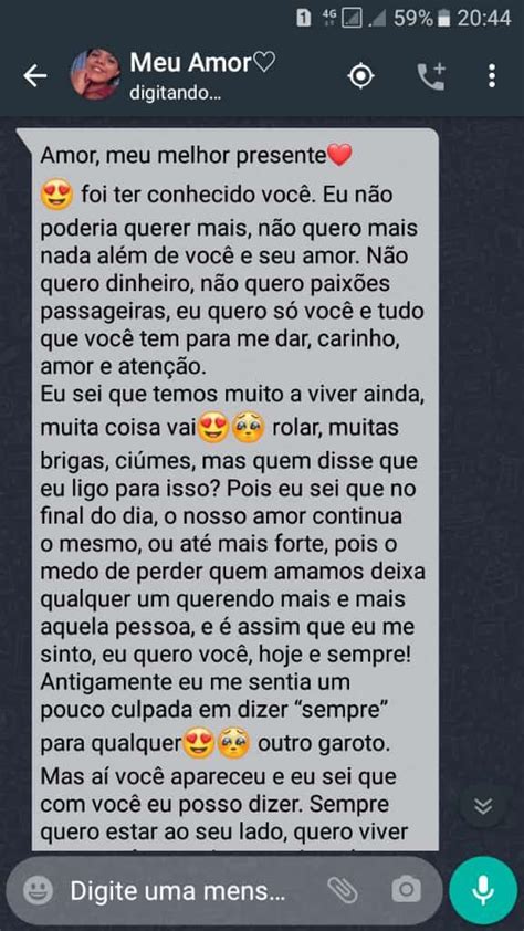 Textinho Pro Namorado Palavras De Amor Para Namorada Frases