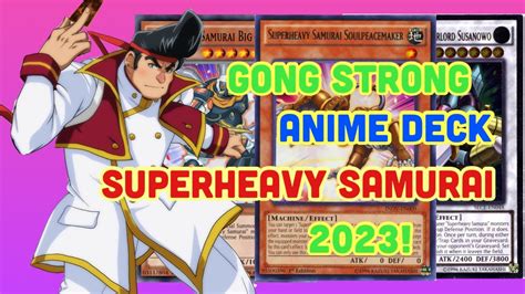 Yu Gi Oh Superheavy Samurai Deck Gong Strong Gongenzaka Anime