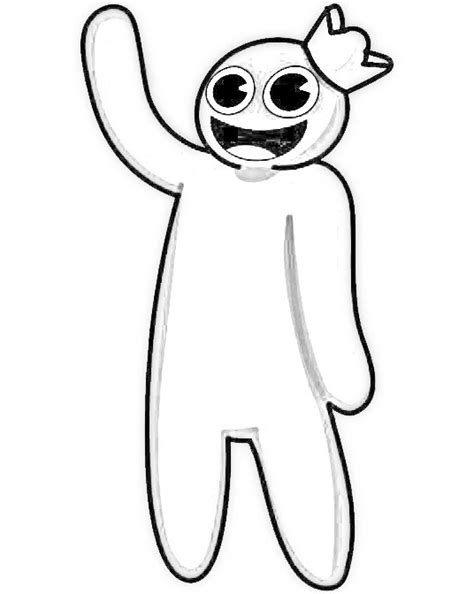 Rainbow Friends Blue Para Colorear Hojas Para Colorear Para Imprimir