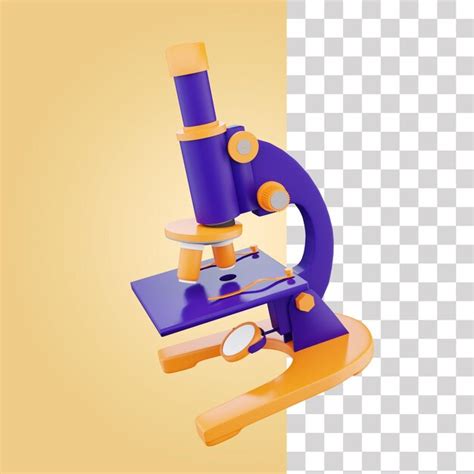 Icono De Microscopio D Archivo Psd Premium