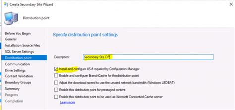 SCCM Secondary Server Installation Guide Step By Step ConfigMgr