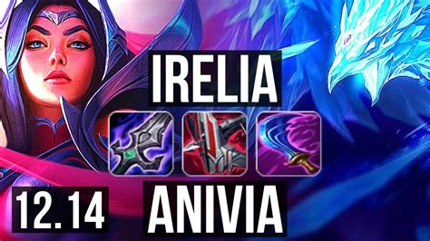 IRELIA Vs ANIVIA MID 3 5M Mastery 1800 Games 6 Solo Kills NA