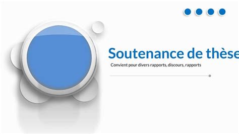 Modèle Présentation Soutenance De Thèse De Fin D études Exemples