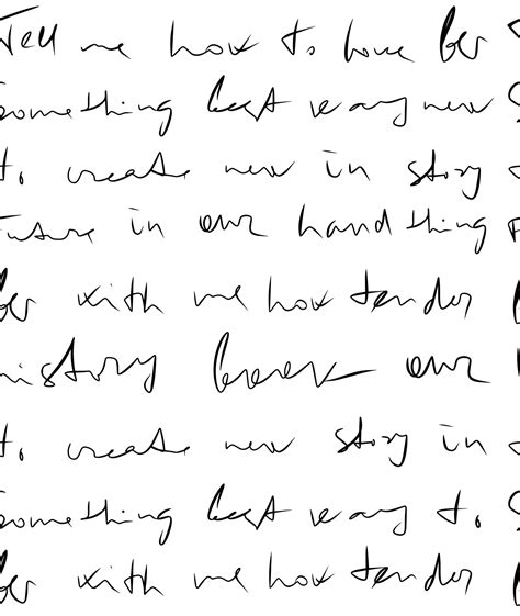 Handwriting Letter Vector Seamless Pattern Black Hand Drawn Background
