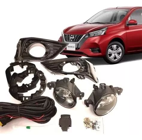 Kit Faros Niebla Nissan March Con Cableado Env O Gratis