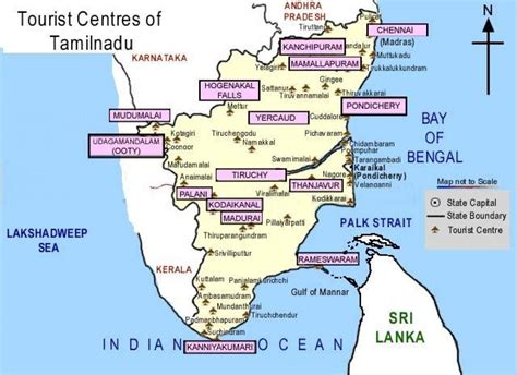 South India Tourist Map Tourist Map Of South India Southern Asia Asia