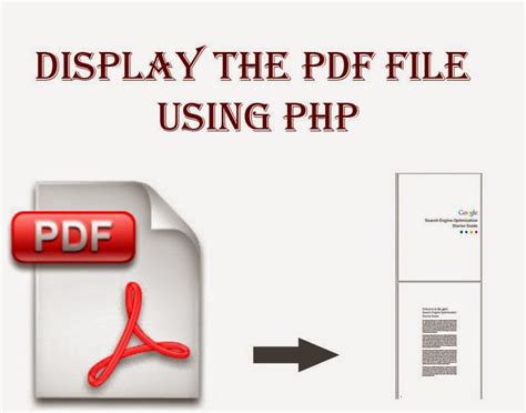 display the pdf file using php sanwebcorner
