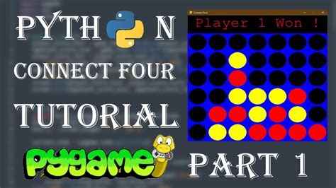 connect four python game tutorial with pygame youtube