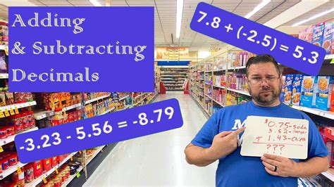adding and subtracting decimals youtube