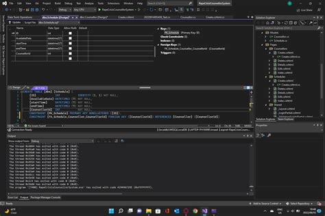 sql the insert statement conflicted with the foreign key constraint fk schedule counsellor
