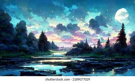 Night Landscape Paintings