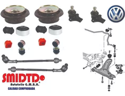 Bujes Bases Rotulas Bieletas Direcc Hidr Vw Golf A3 93 94