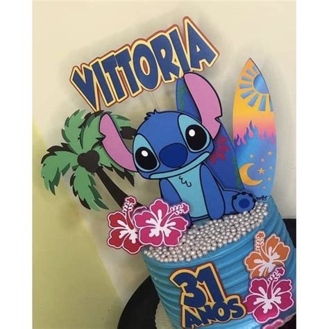 Topo De Bolo Stitch Shopee Brasil