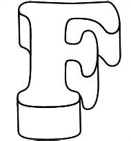 Colorear Dibujo Letra F Dibujos Infantiles Letra F Dibujos Para
