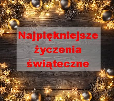Yczenia Wi Teczne Na Bo E Narodzenie Topdzien Pl
