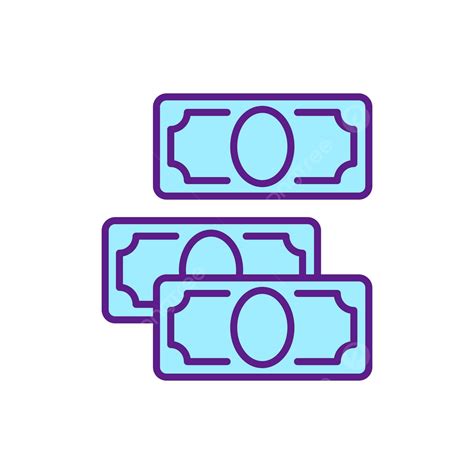 Efectivo Dinero Rgb Color Icono Cupón Ahorro Ganar Vector PNG dibujos
