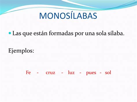 Clasificaciòn de palabras segùn sus sìlabas PPT Descarga Gratuita