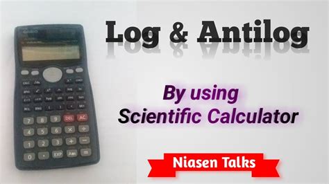 how to calculate log and antilog values using scientific calculator calculator tricks in tamil