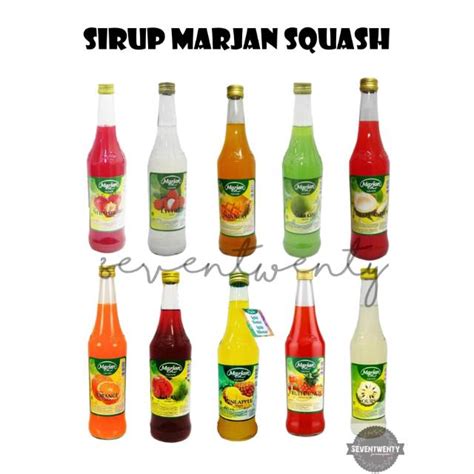 Jual GOSEND Sirup Marjan Squash Leci Mangga Fruit Punch Jambu