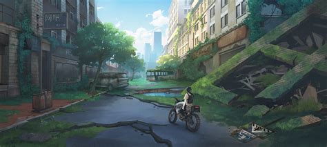 Anime Post Apocalyptic K Ultra Hd Wallpaper By Shinken Gomi