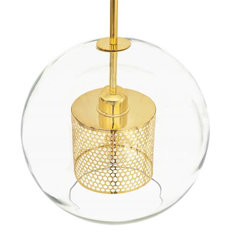 Lampa Sufitowa Wisz Ca Szklana Kula Gold Loft Cm Allegro Pl