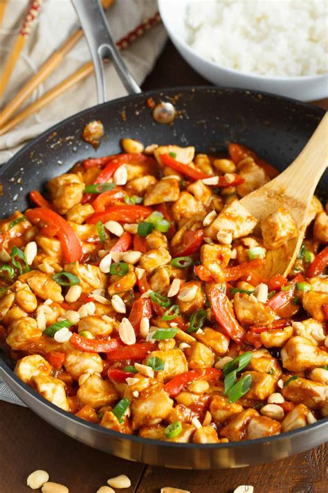 Spicy Peanut Chicken Quick And Easy Chicken Dinner With Peanut Butter