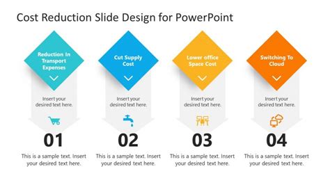 Cost Reduction Infographic PPT Slide SlideModel