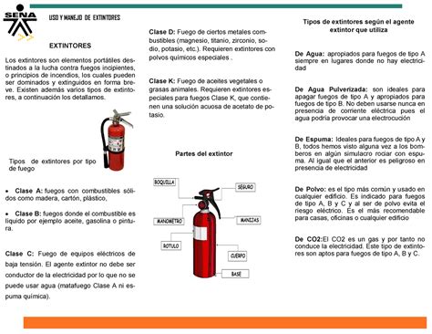 11052022 Folleto DE Extintores USO Y MANEJO DE EXTINTORES EXTINTORES