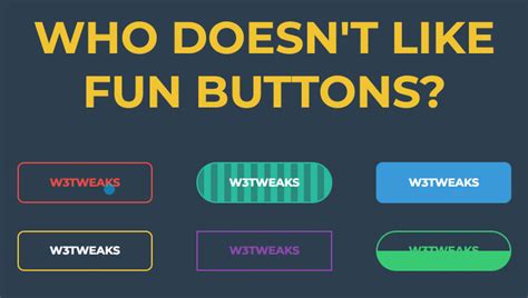 Css Designed Buttons With Animated Hover Effects W Tweaks