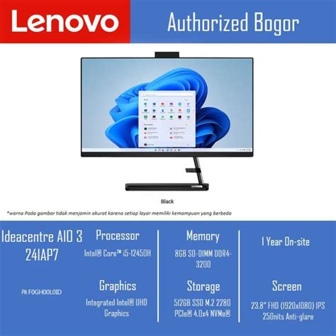 Jual Lenovo Ideacentre Aio 3 F0gh00l1id F0gh00l0id Intel Core I5