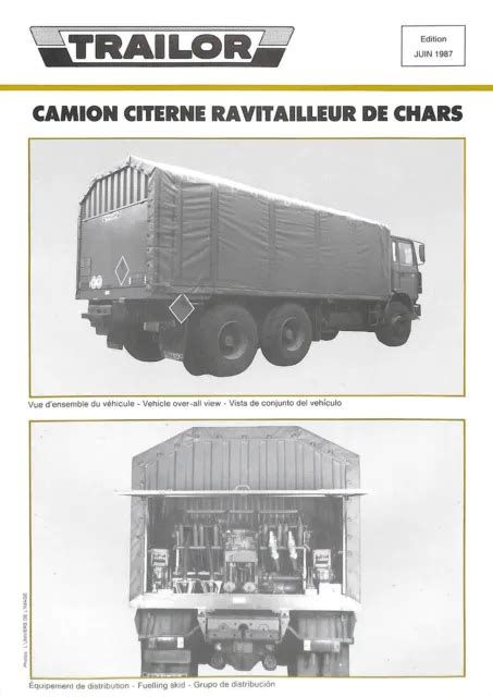 Remorques Trailor Fiche Technique Camion Citerne Pour Chars De