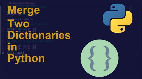 Merge Two Dictionaries In Python Python Examples Python Coding