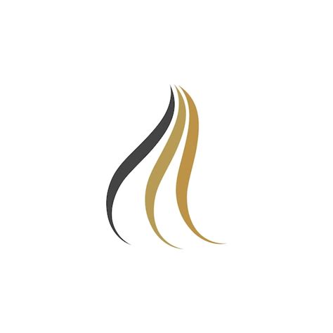 Premium Vector Hair Wave Logo Vector Icon