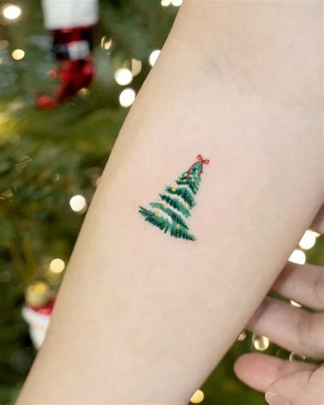 Small Christmas Trees Simple Christmas Reindeer Tattoo Nightmare
