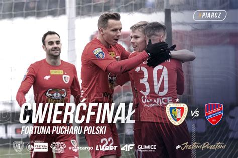 Raków Częstochowa rywalem Piasta w 1 4 finału Fortuna Pucharu Polski