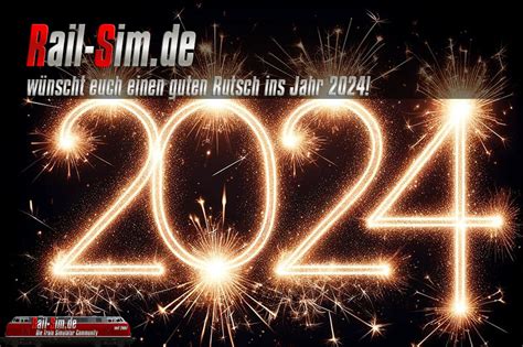 Wir wünschen einen guten Rutsch ins neue Jahr 2024 News Rail Sim