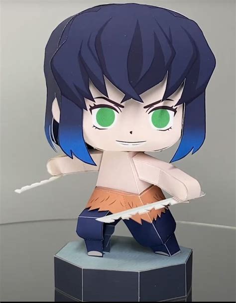Papercraft Inoske Hashibira Papercraft Anime Anime Paper Paper Doll