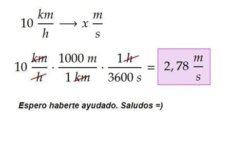 Realice Las Siguiente Conversaci N K M H A M S Brainly Lat