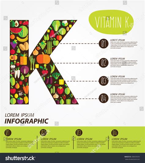 Vitamins Minerals Concept Vector Illustration Stock Vector Royalty