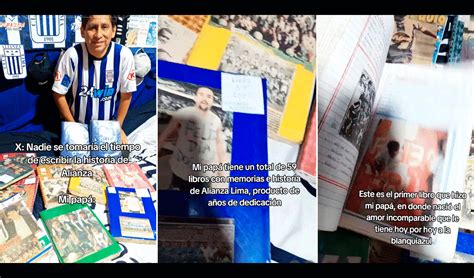 Alianza Lima Peruana se sorprende al ver colección de cuadernos que