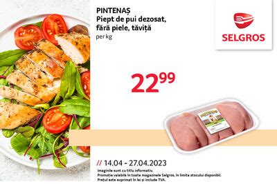 Selgros Piept De Pui Dezosat