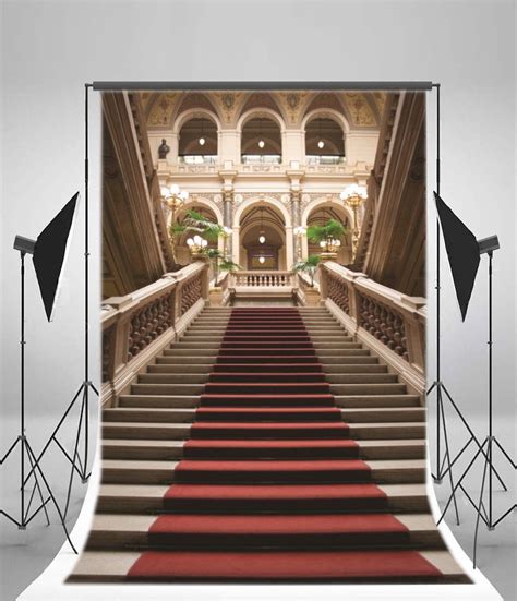 GreenDecor Noble Stairway Backdrop 5x7ft Photography Background