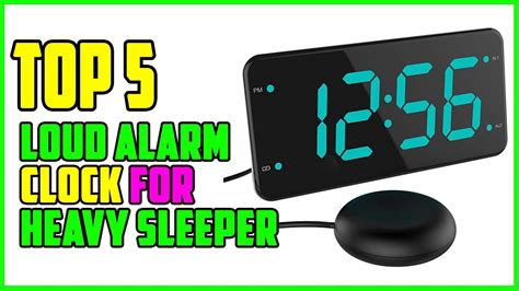 TOP 5 Best Loud Alarm Clock For Heavy Sleeper 2023 YouTube