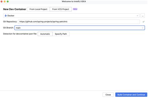 Dev Containers IntelliJ IDEA ドキュメント